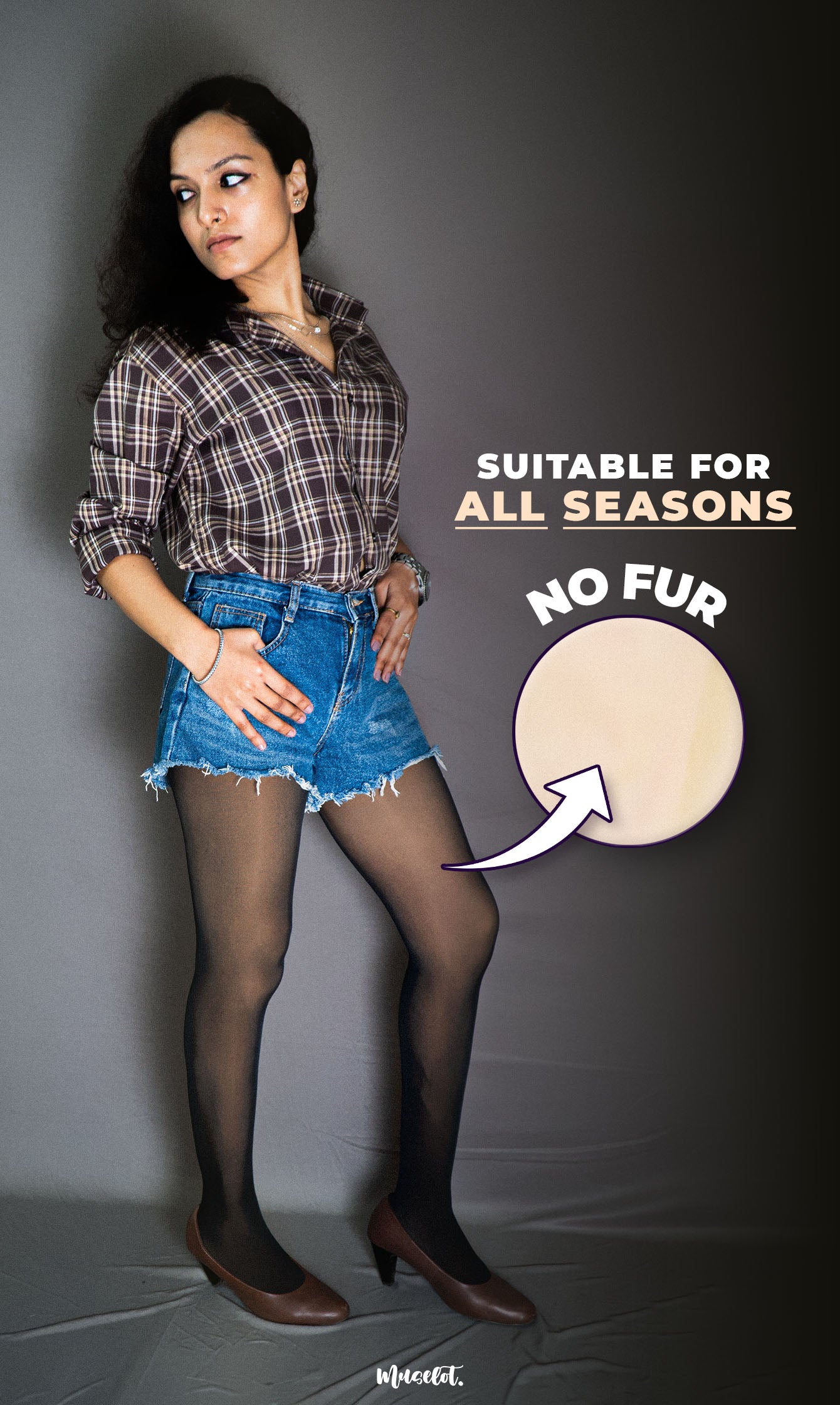 Sheer Effect Tear Proof Tights | Wardrobe Essentials | Muselot