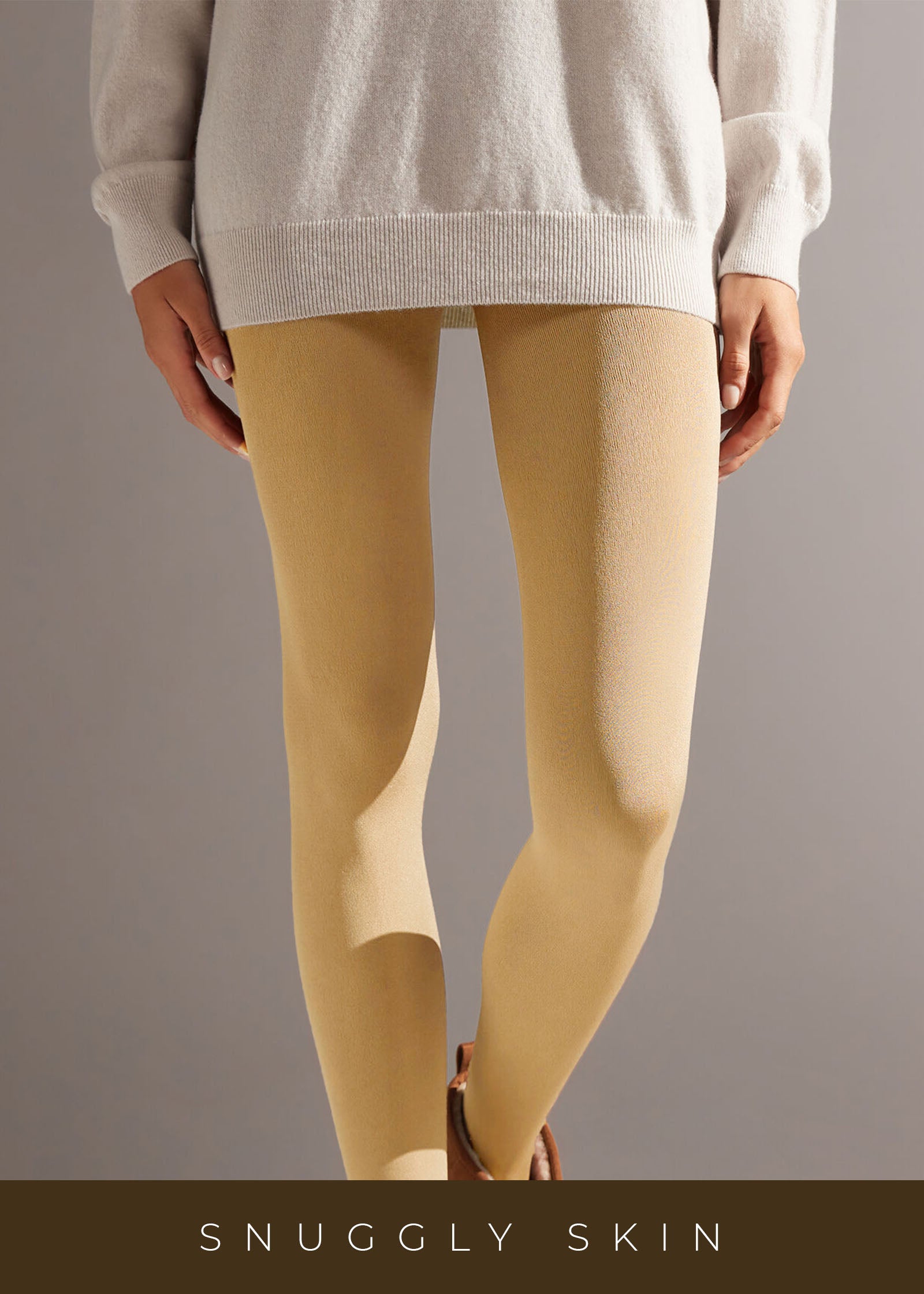 Furry Bliss Winter Warm Skin Tights stretchable upto 7XL | Muselot