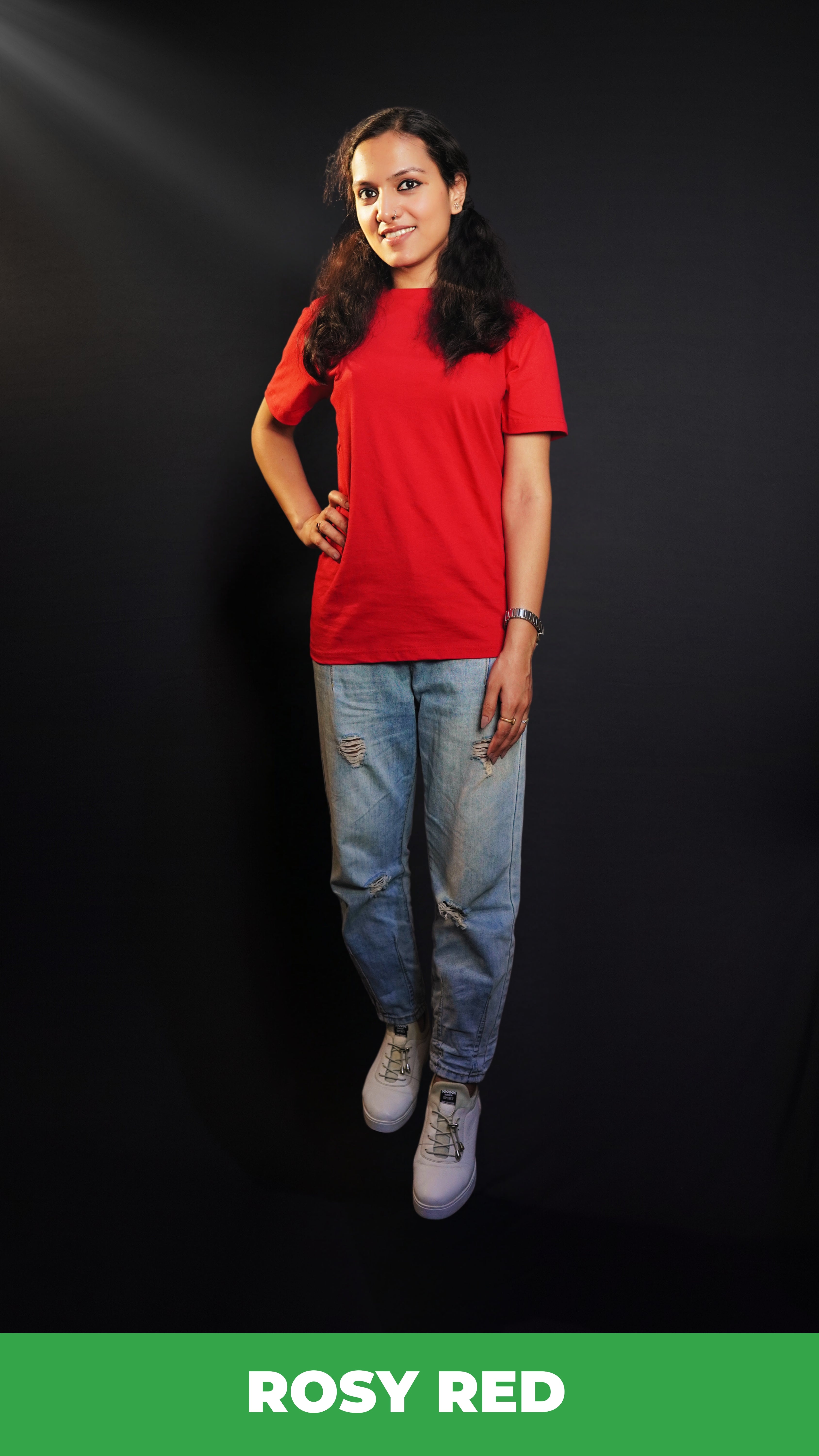 Vibrant Rosy Red T-Shirt for Men & Women | Muselot