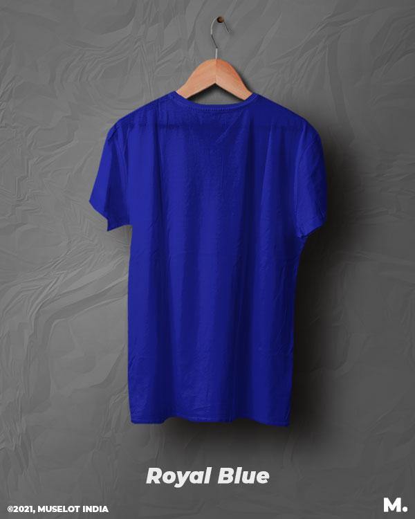 color royal blue t shirt